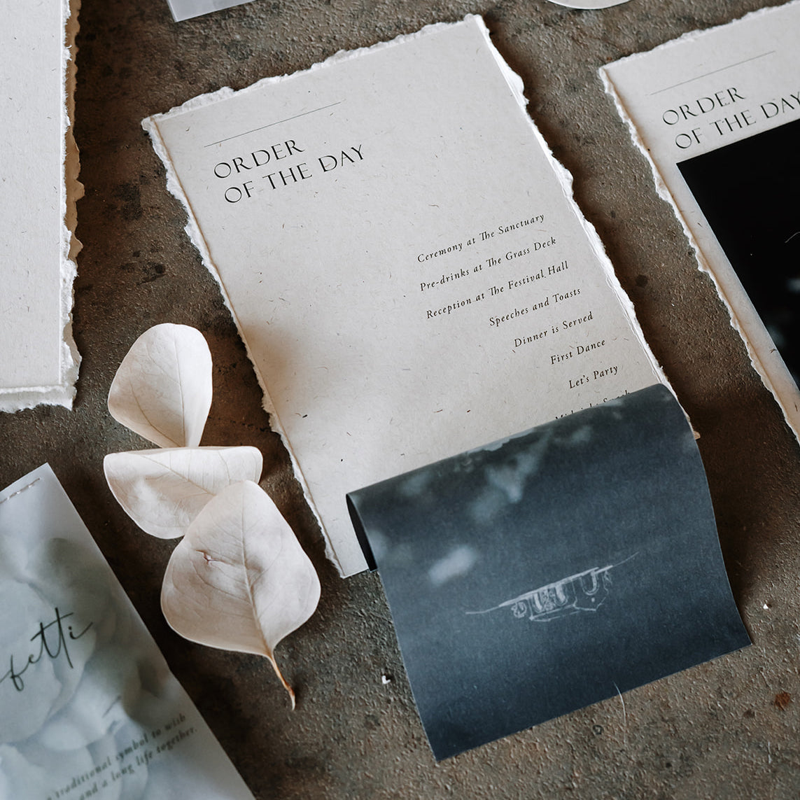 Program Card with Cover • A5 – Geskenke by Dosyne